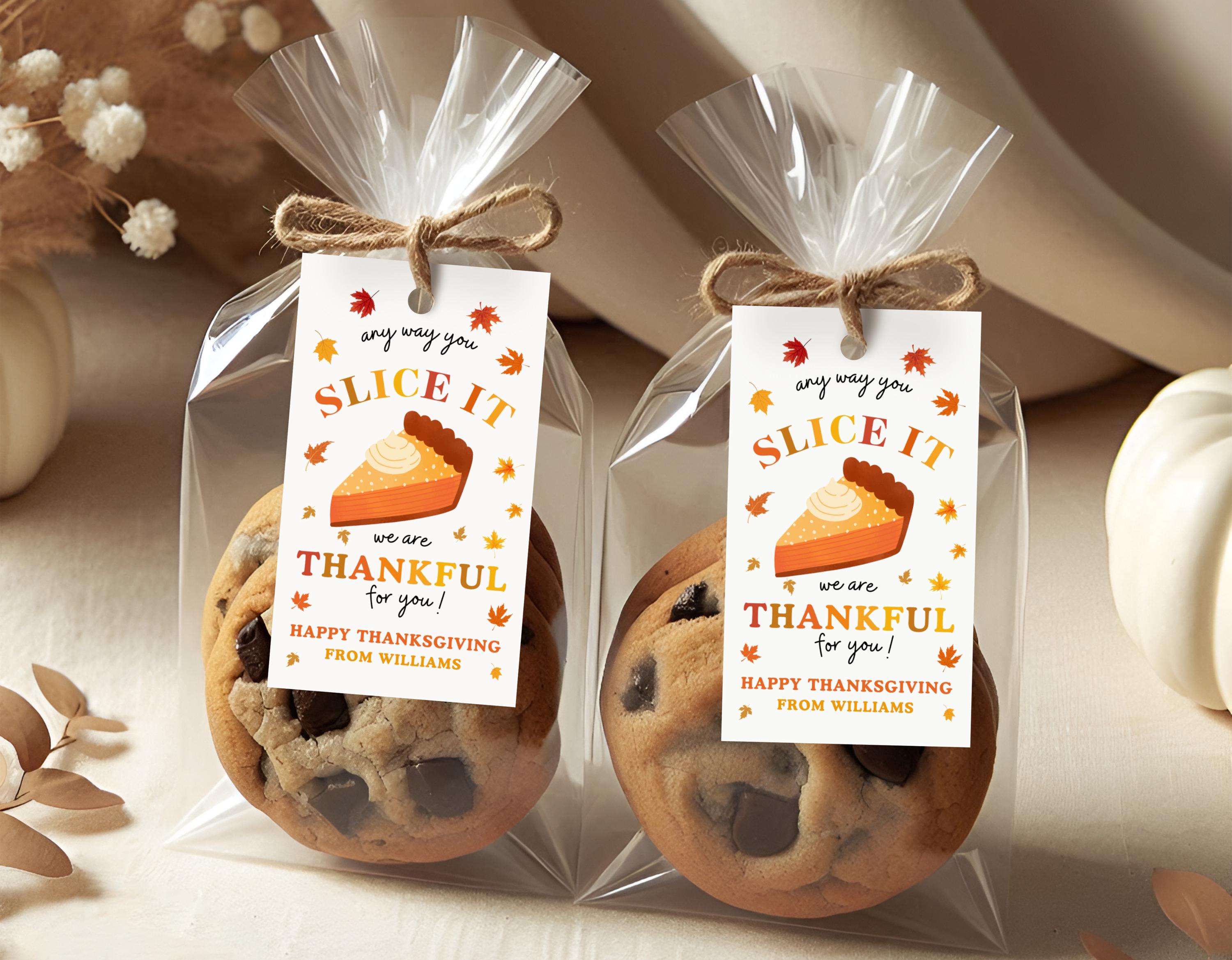 Any Way You Slice It Tag | Editable Pumpkin Pie Gift Tag | Printable ...