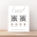Connect With Us Sign Template | Social Media QR Code Sign | Follow Us ...