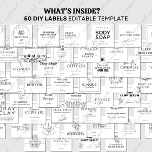 Printable DIY Product Label Templates | Customizable and Editable ...