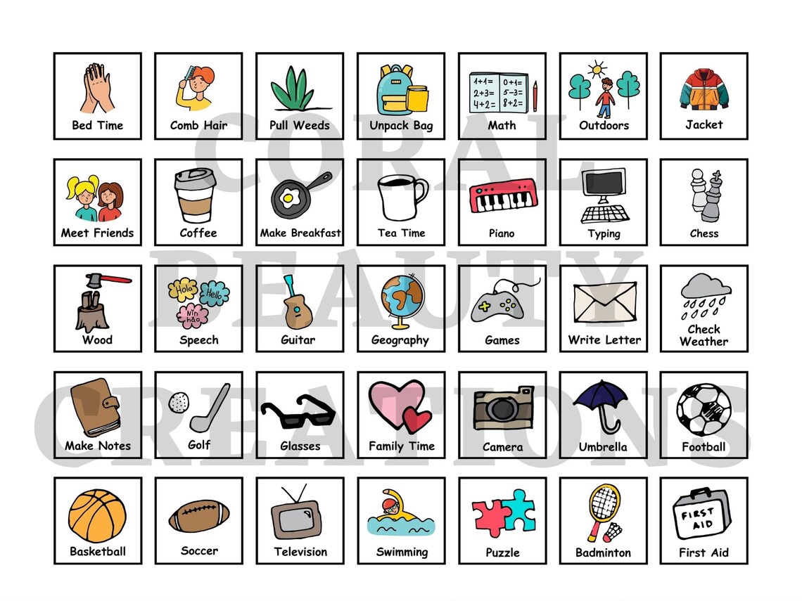 Kids Daily Responsibilities Chart, Printable Daily Routine, Chore Chart ...