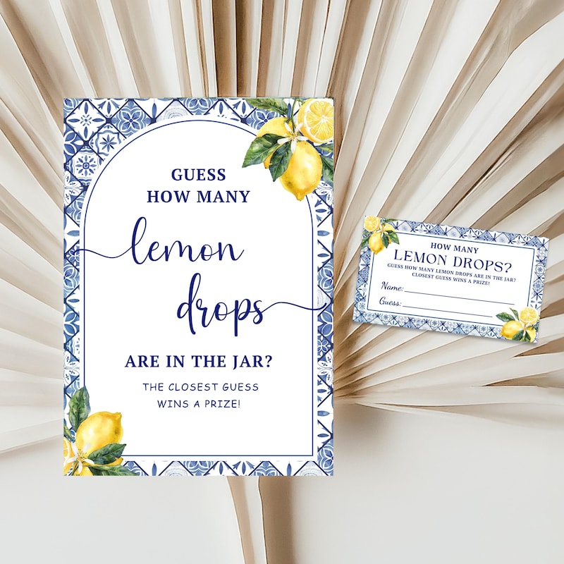 Lemon Drop Themed Party - Etsy