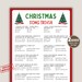 Christmas Song Trivia Game | Holiday Carol Quote Quiz | Printable ...