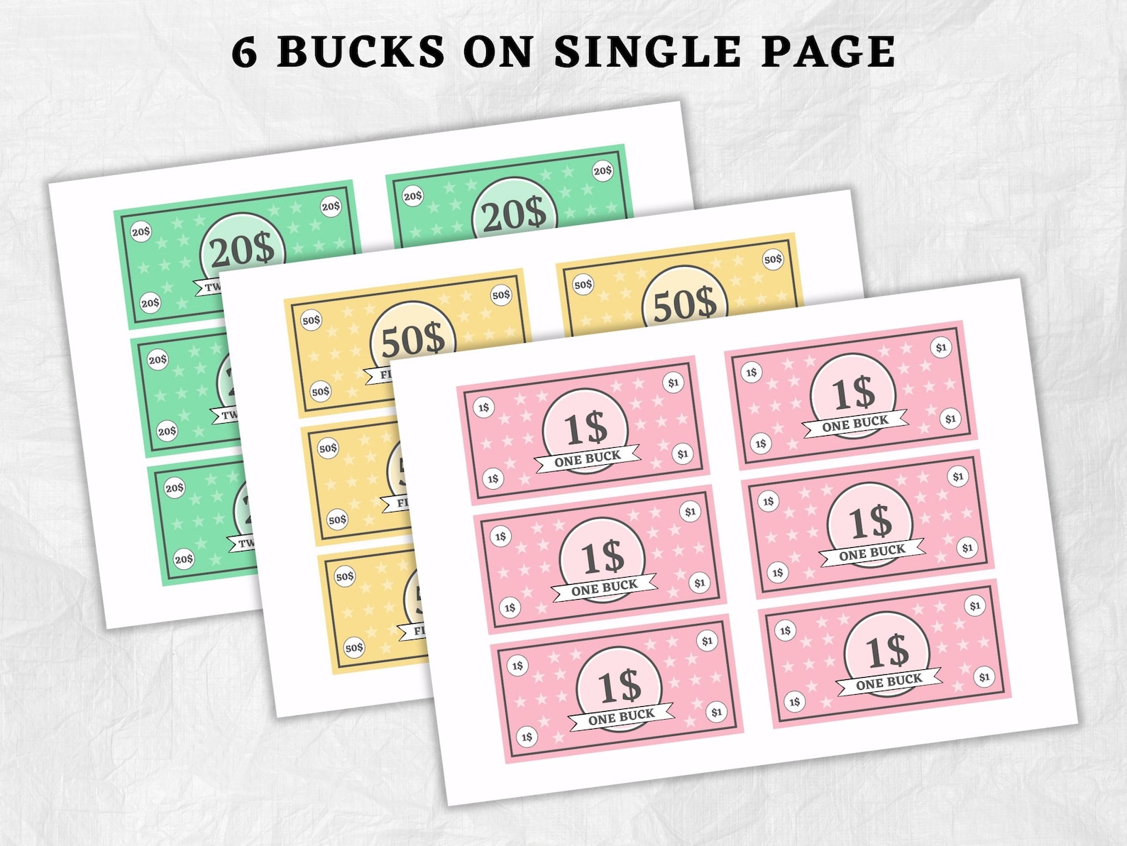 Printable Kids Reward Bucks | Editable Chore Coupons | Mom Bucks & Good ...