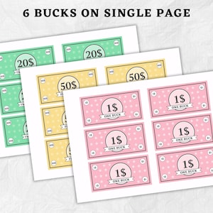 Printable Kids Reward Bucks | Editable Chore Coupons | Mom Bucks & Good ...