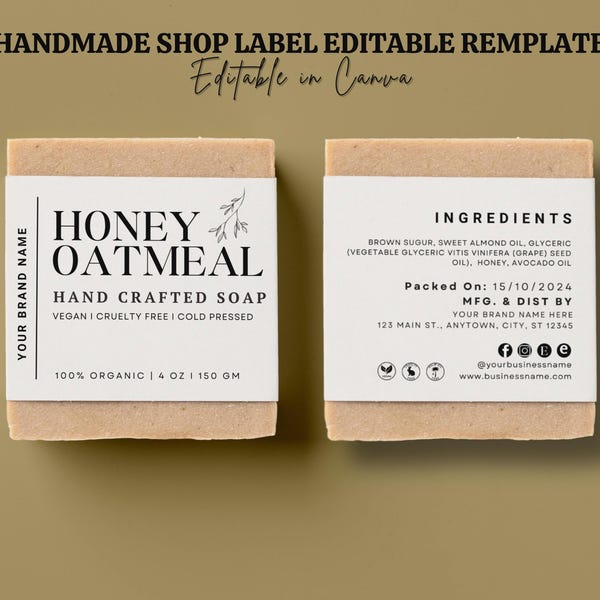 Soap Labels Stickers - Etsy