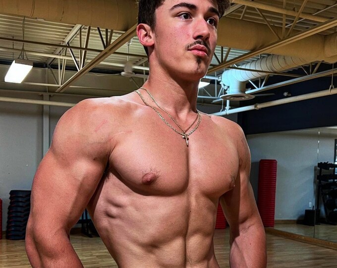 Handsome Bodybuilder Sexy Muscle Jock Hunk Hot Buff Alpha Male Man 4x6 ...