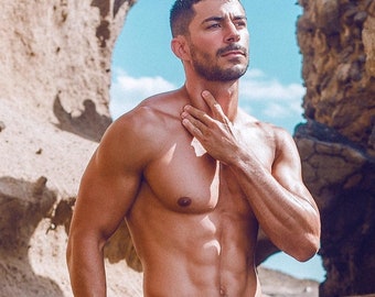 Handsome Round Butt Sexy Muscle Jock Hunk Hot Buff Alpha Male Man 4x6 Glossy Photo Poster Print ...