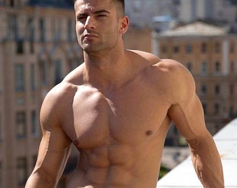 Handsome Bodybuilder Sexy Muscle Jock Hunk Hot Buff Alpha Male - Etsy