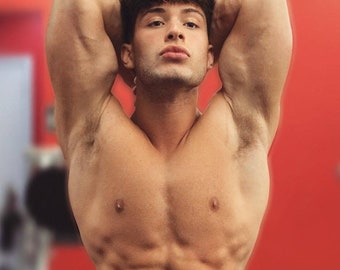 Handsome Bodybuilder Sexy Muscle Jock Hunk Hot Buff Alpha Male Man 4x6 ...