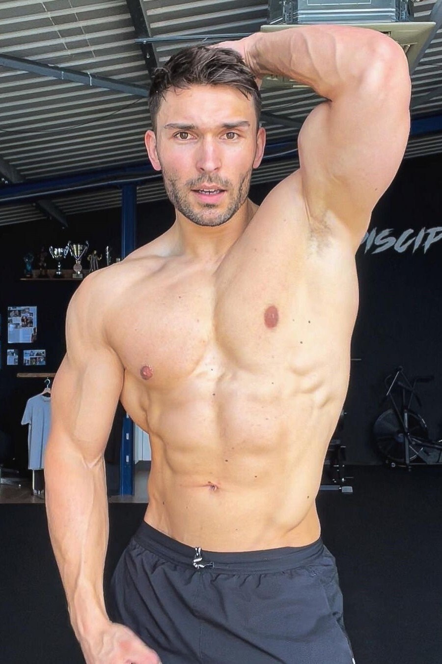 Handsome Bodybuilder Sexy Muscle Jock Hunk Hot Buff Alpha Male Man 4x6