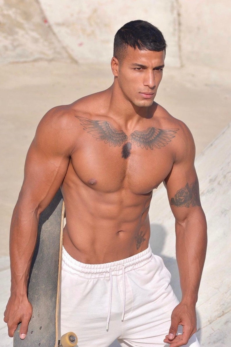 Handsome Bodybuilder Sexy Muscle Jock Hunk Hot Buff Alpha Male - Etsy