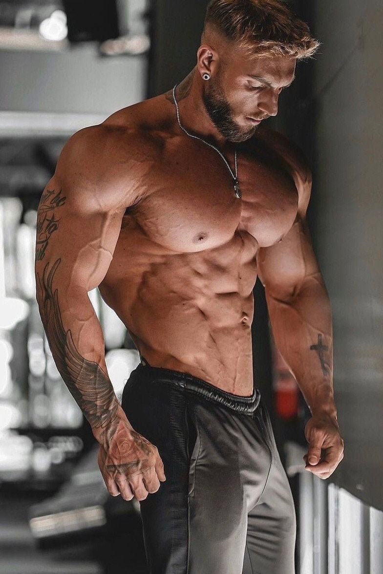 Handsome Bodybuilder Sexy Muscle Jock Hunk Hot Buff Alpha Male - Etsy