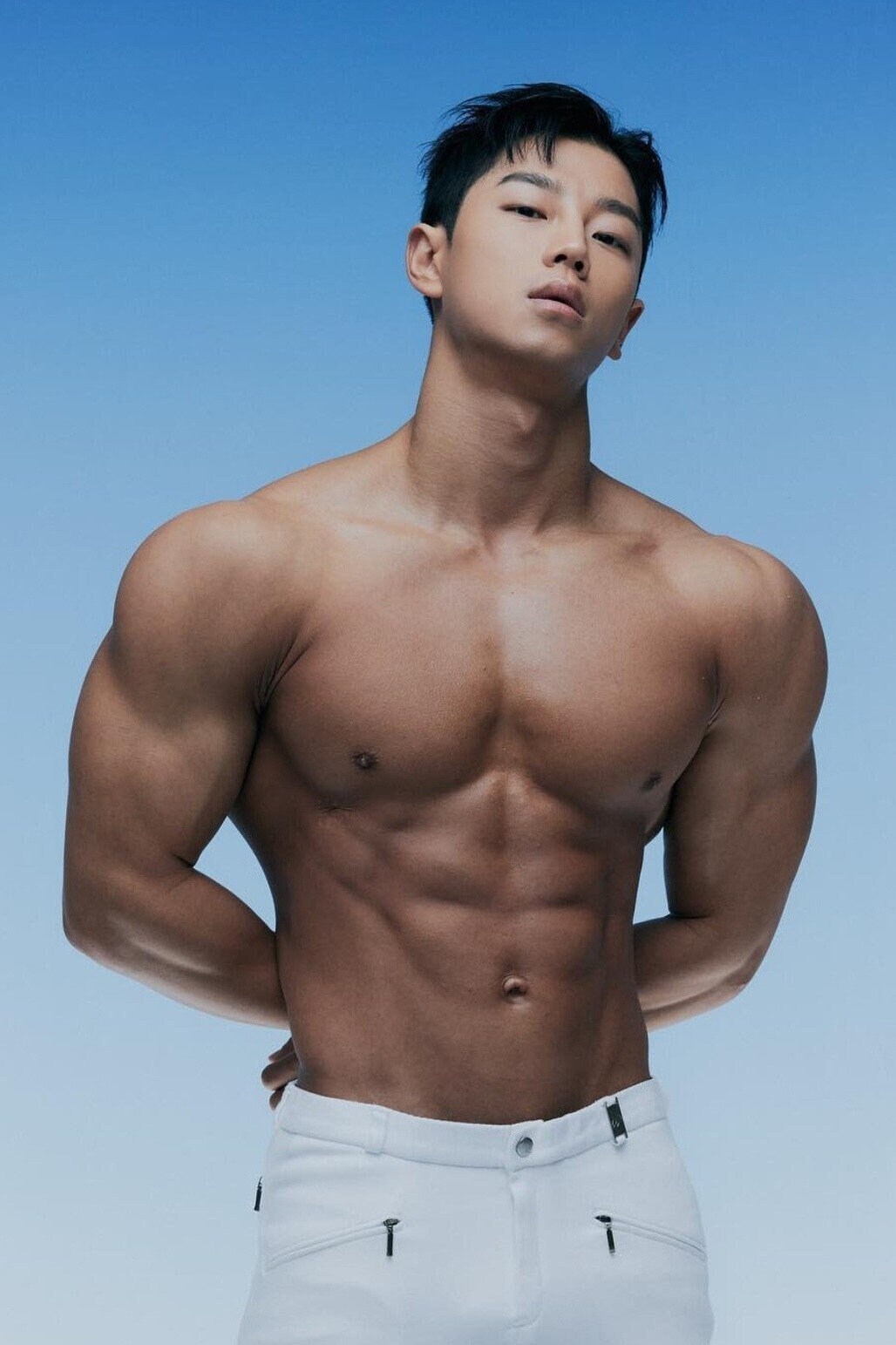 Handsome Bodybuilder Sexy Muscle Jock Hunk Hot Buff Alpha Male Man 4x6 Glossy Photo Poster Print ...