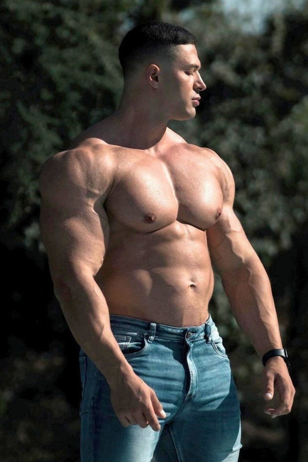 Handsome Bodybuilder Sexy Muscle Jock Hunk Hot Buff Alpha Male - Etsy