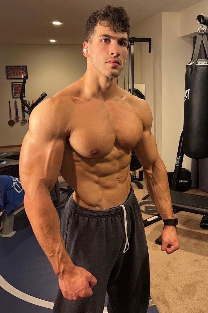 Handsome Bodybuilder Sexy Muscle Jock Hunk Hot Buff Alpha Male - Etsy