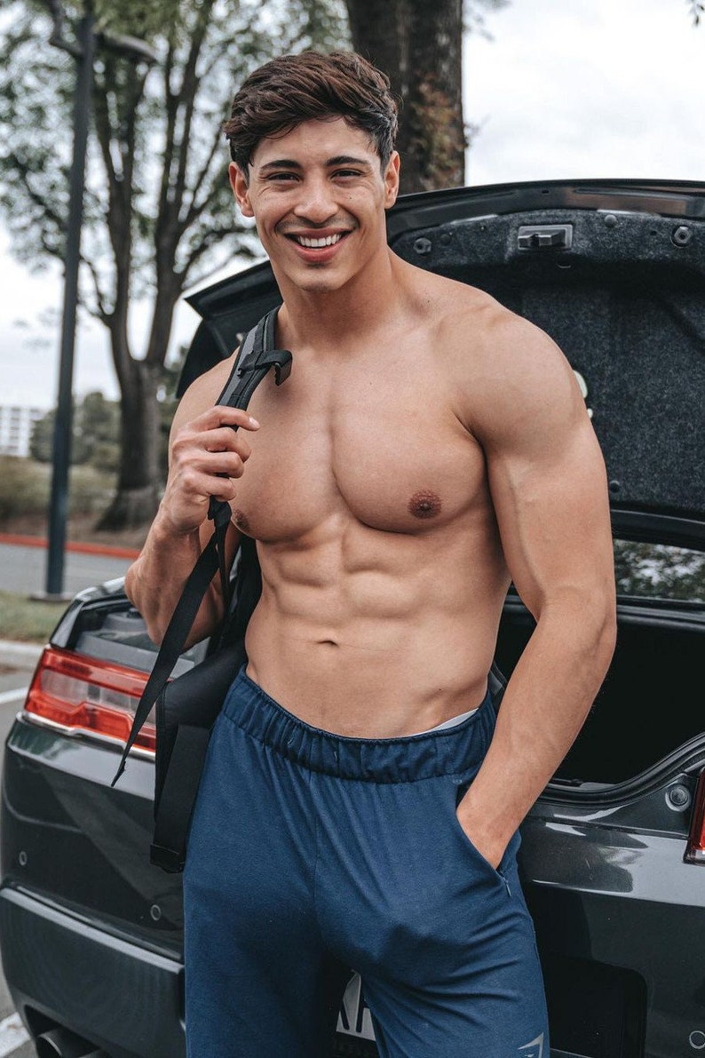 Handsome Bodybuilder Sexy Muscle Jock Hunk Hot Buff Alpha Male - Etsy