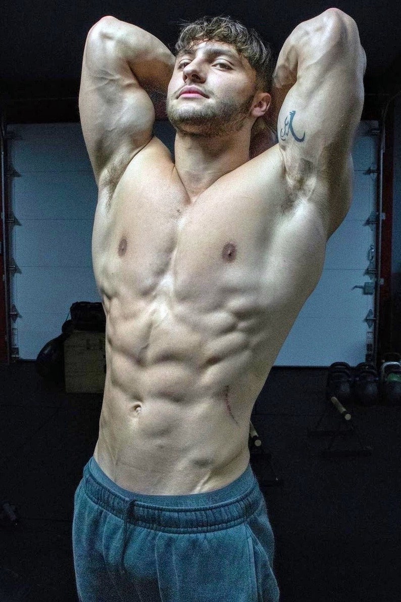 Handsome Bodybuilder Sexy Muscle Jock Hunk Hot Buff Alpha Male - Etsy