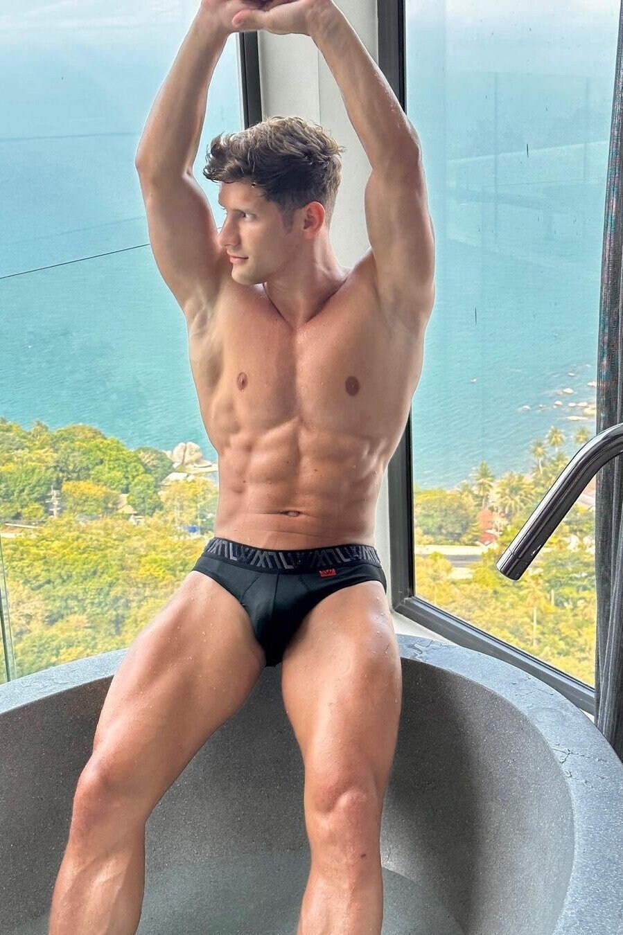 Handsome Bodybuilder Sexy Muscle Jock Hunk Hot Buff Alpha Male Etsy