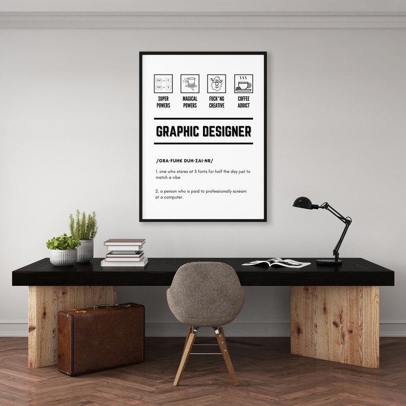 Graphic Designer Definition Wall Art Print, Digital Download - Etsy