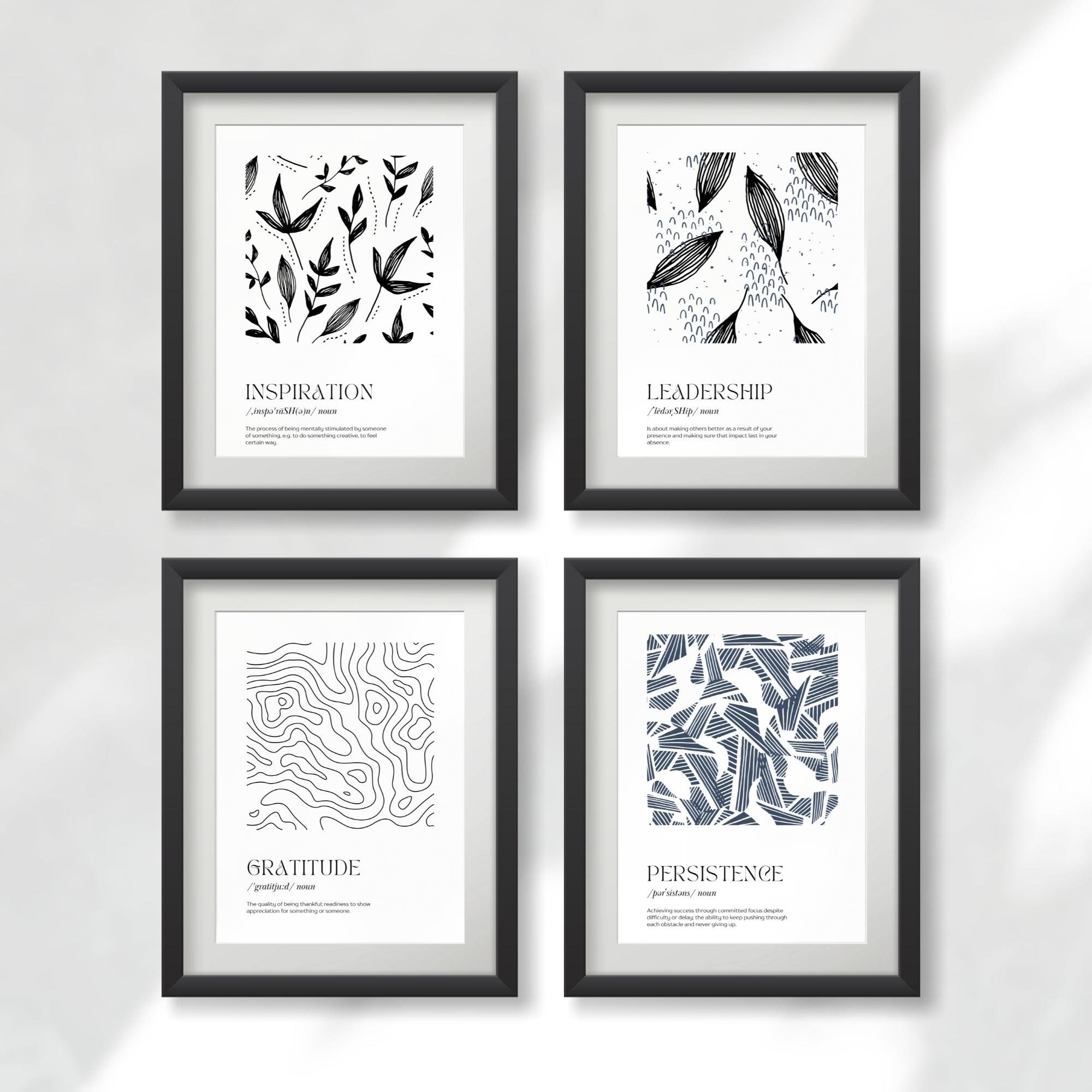 Office Wall Art Set | 8 PRINTABLES | Home & Office Decor | Mega Bundle ...