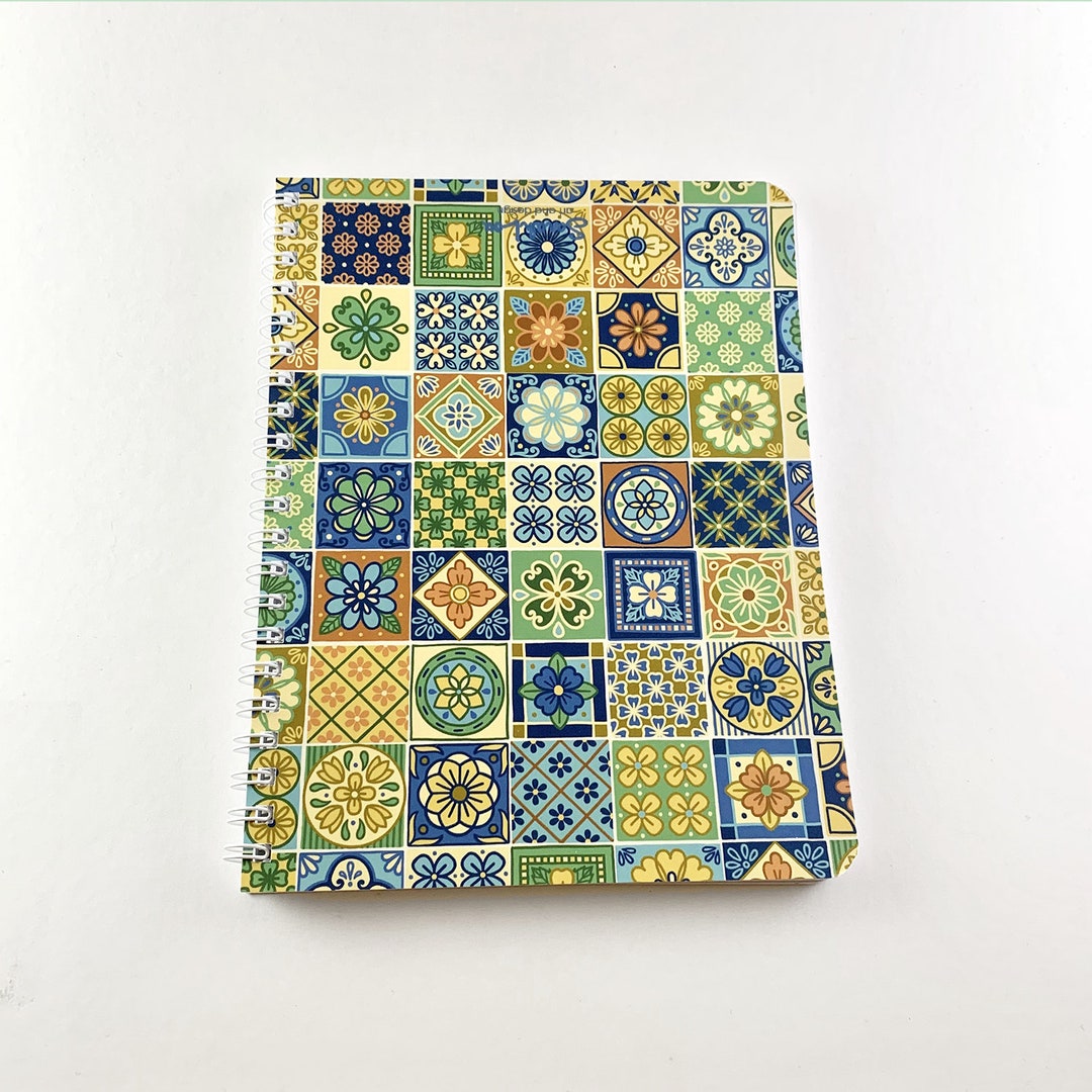 Italian Tiles - Notebook - Etsy