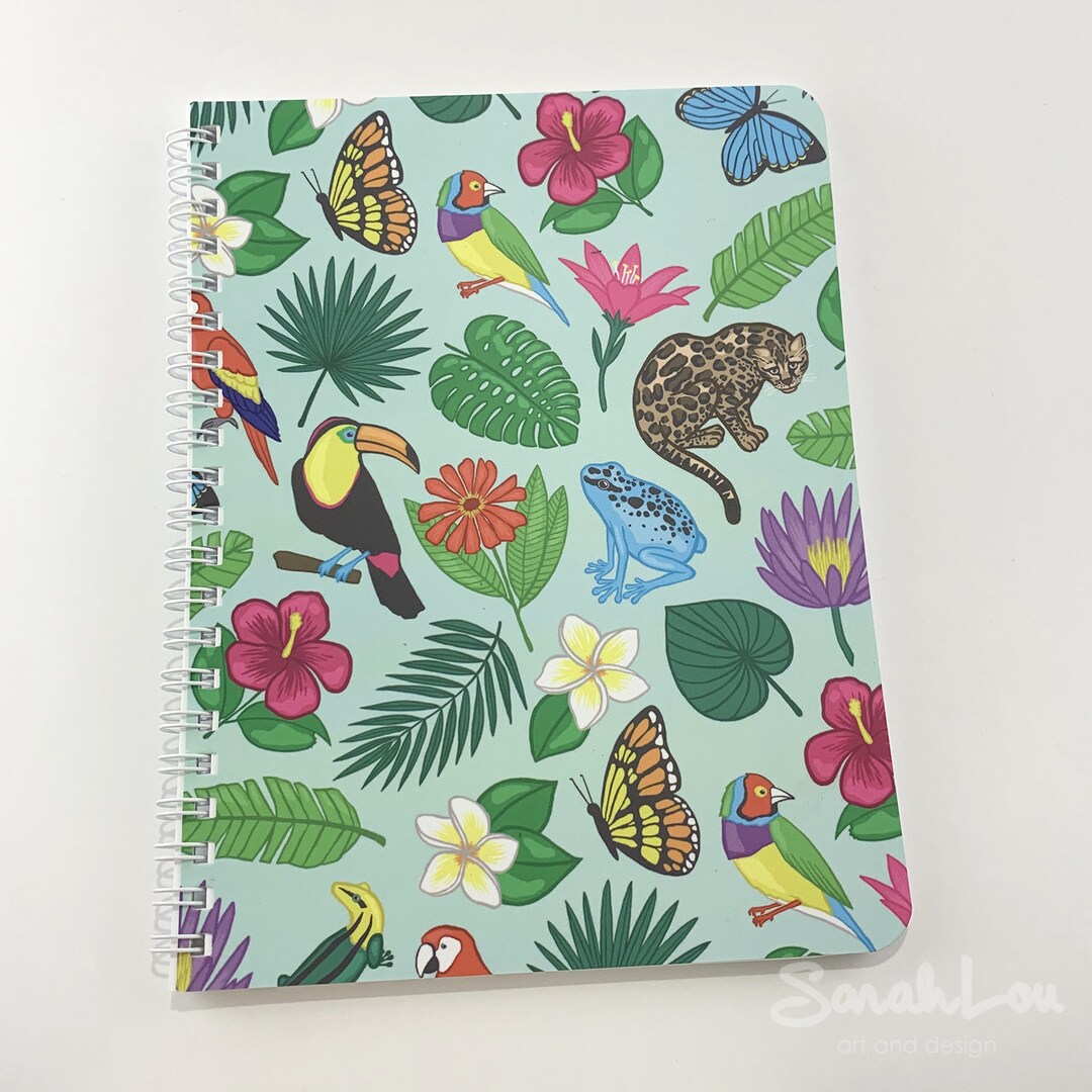 Rainforest Notebook - Etsy