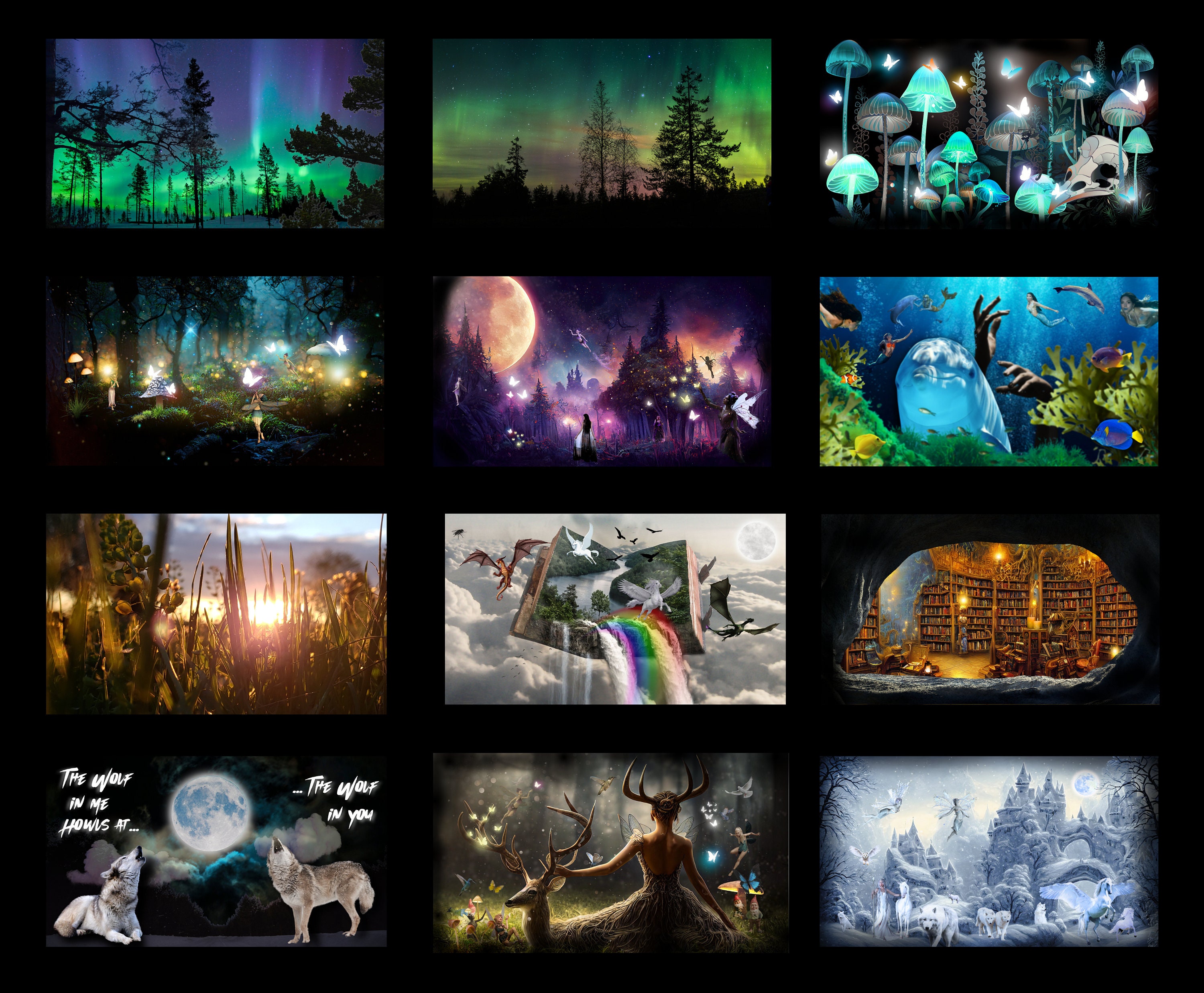 2024 FANTASY CALENDAR Wall Calendars 2024 Work Calendar Office Decor ...