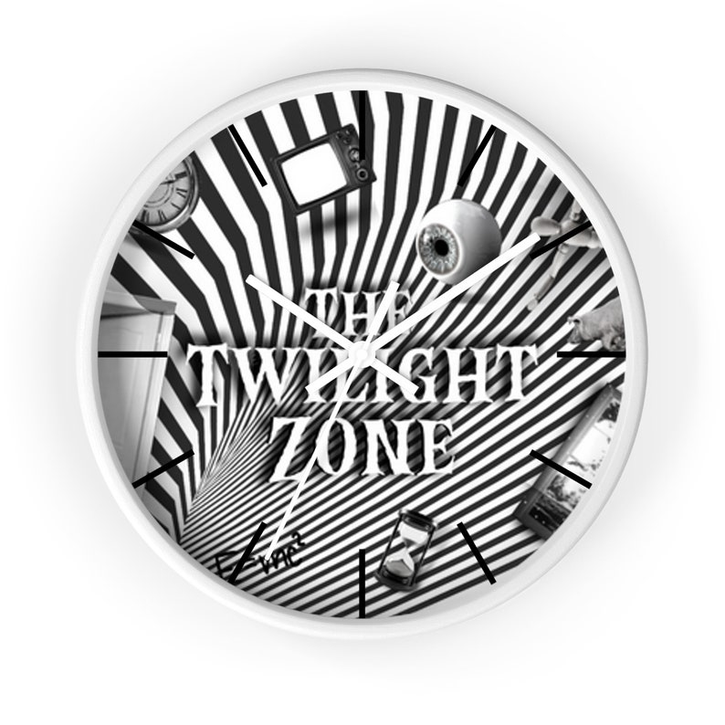 TWILIGHT ZONE Wall Clock Digital Art Inspired Design Hanging Clock ...