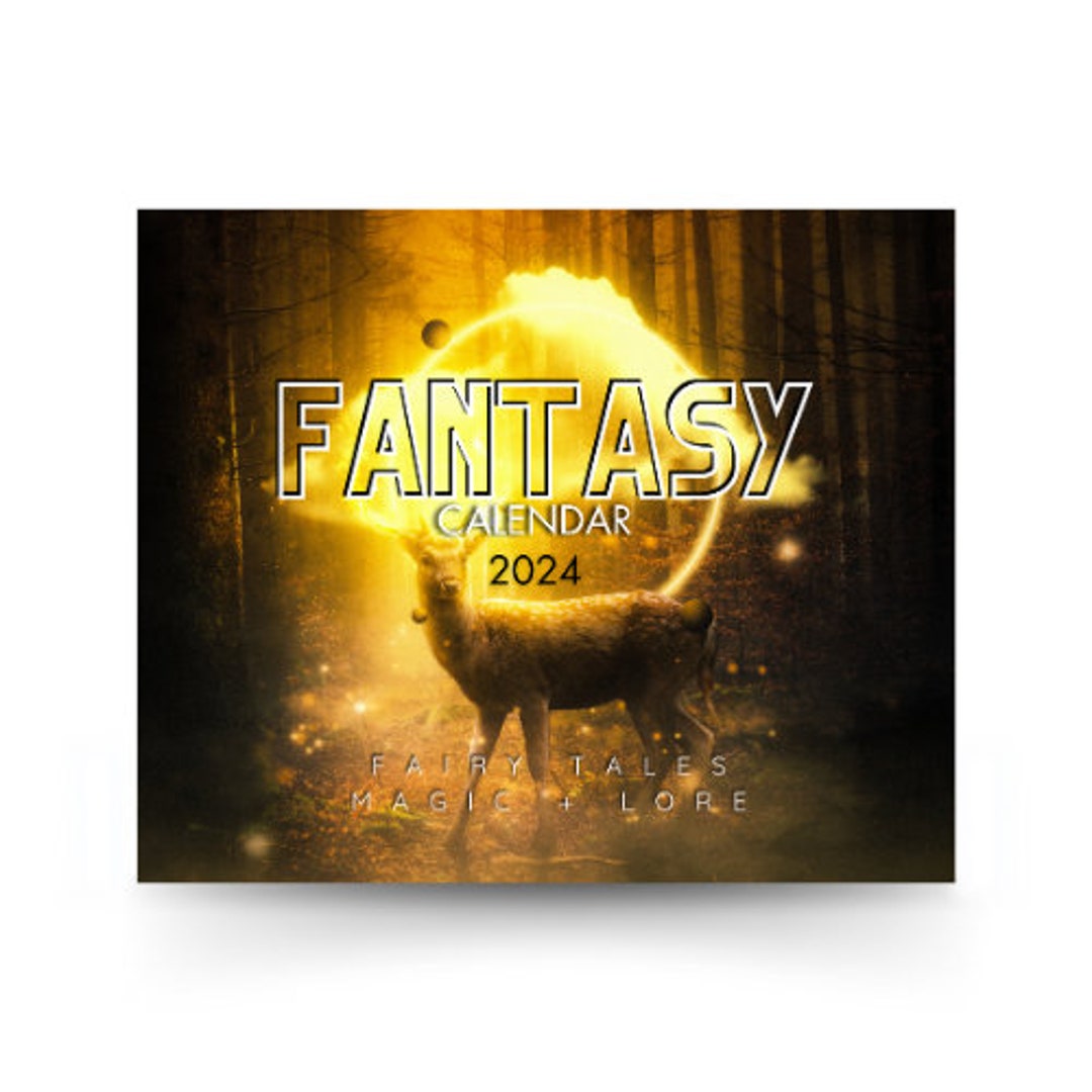 2024 FANTASY CALENDAR Wall Calendars 2024 Work Calendar Office Decor ...