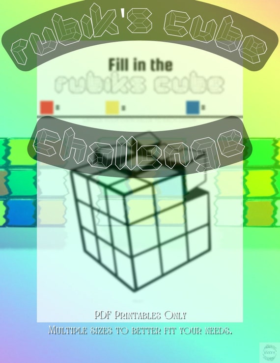 Rubik's Cube Challenge - Etsy