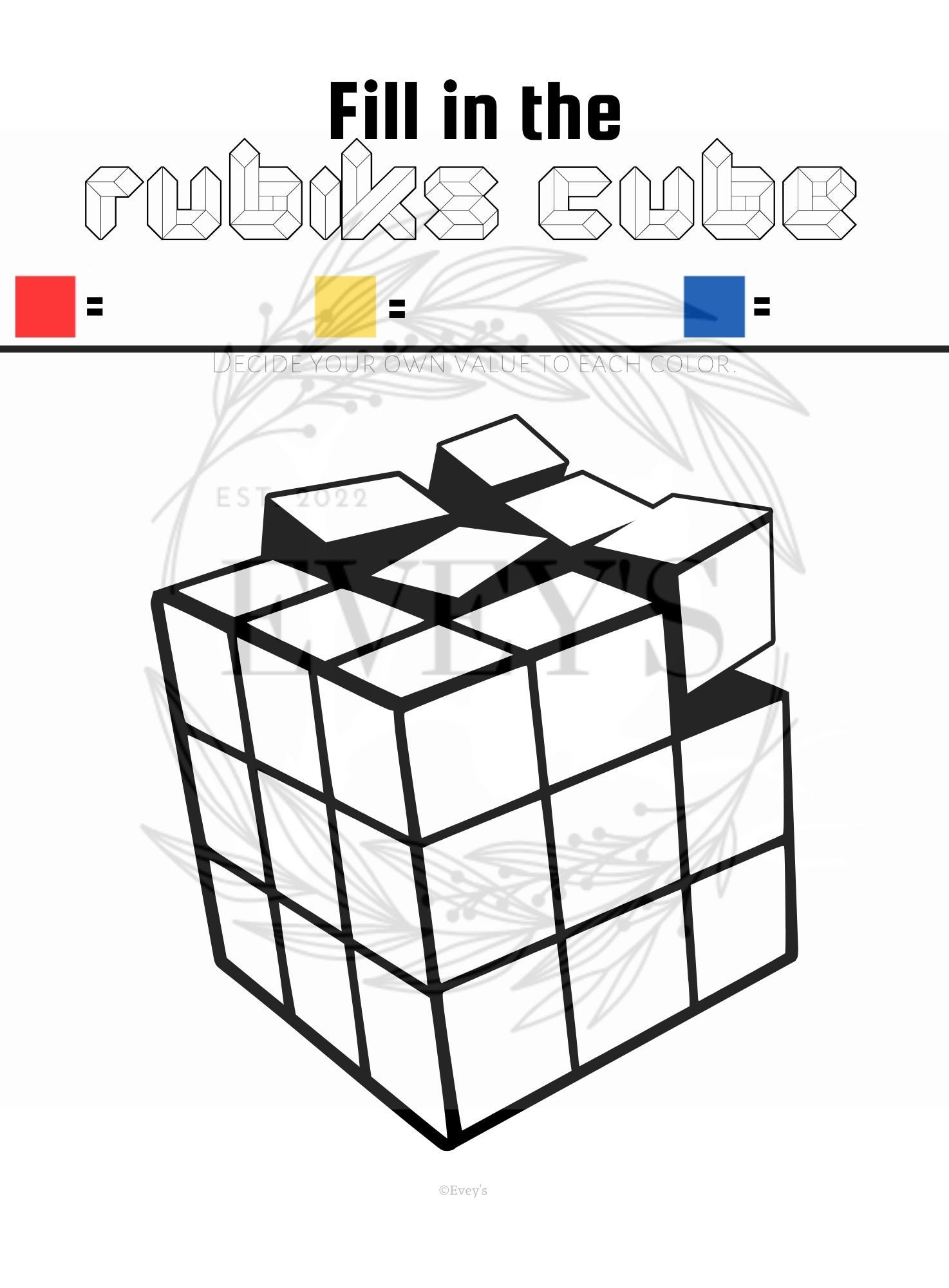 Rubik's Cube Challenge - Etsy