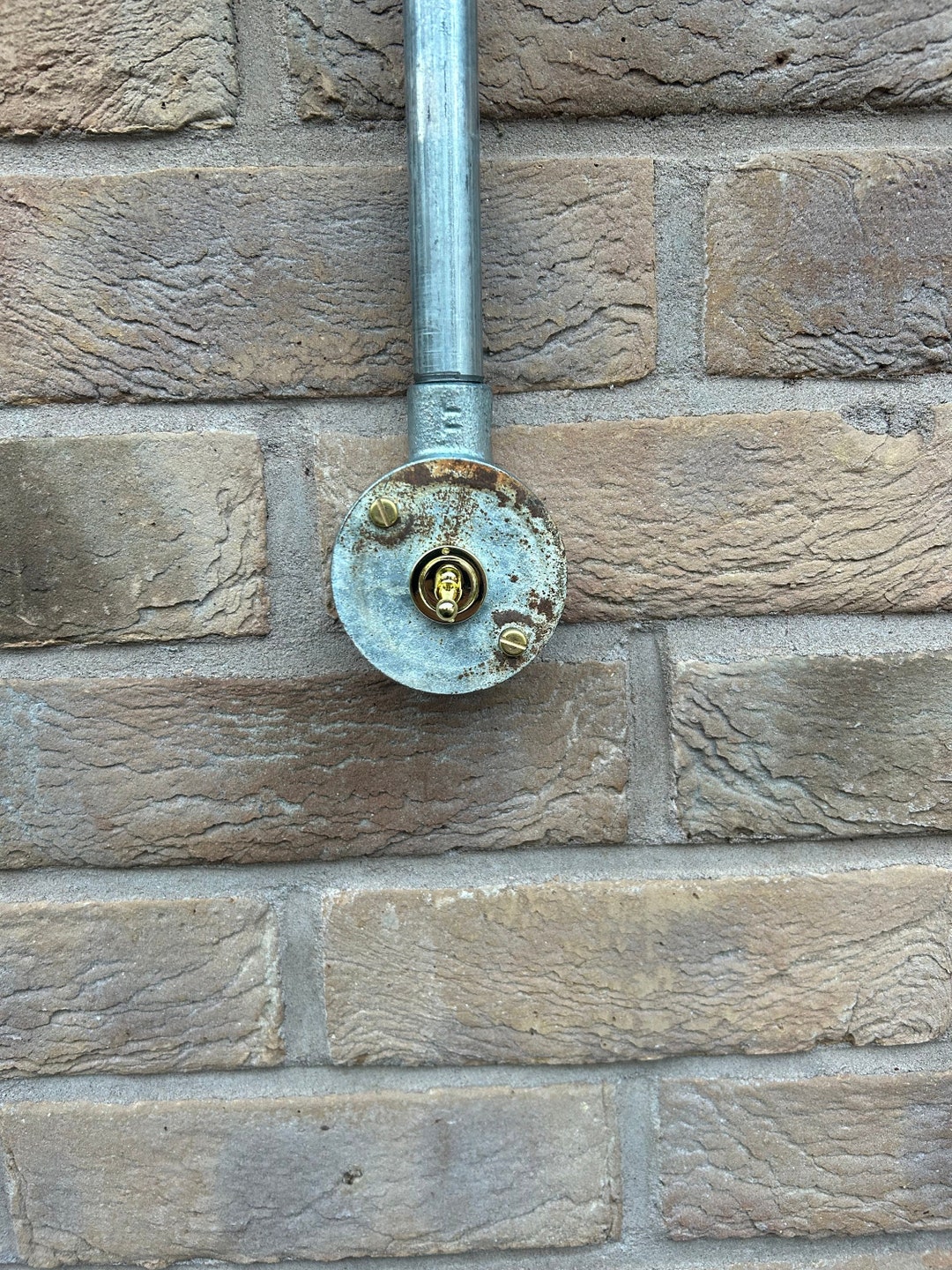 Rusted Vintage Style Metal Conduit Industrial Style Toggle - Etsy