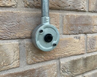 Galvanised Metal Conduit Industrial Style Light Switch - Etsy UK