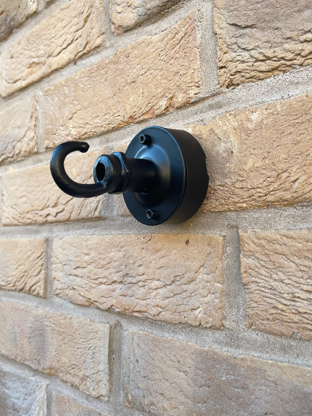 Industrial Style Ceiling Rose With Hook for Hanging Lighting - Etsy