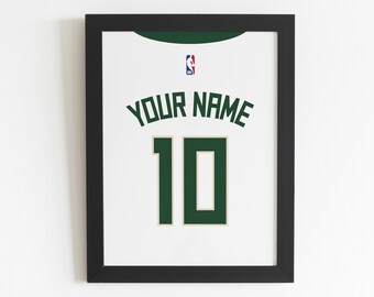 Milwaukee Bucks Art Poster - Etsy