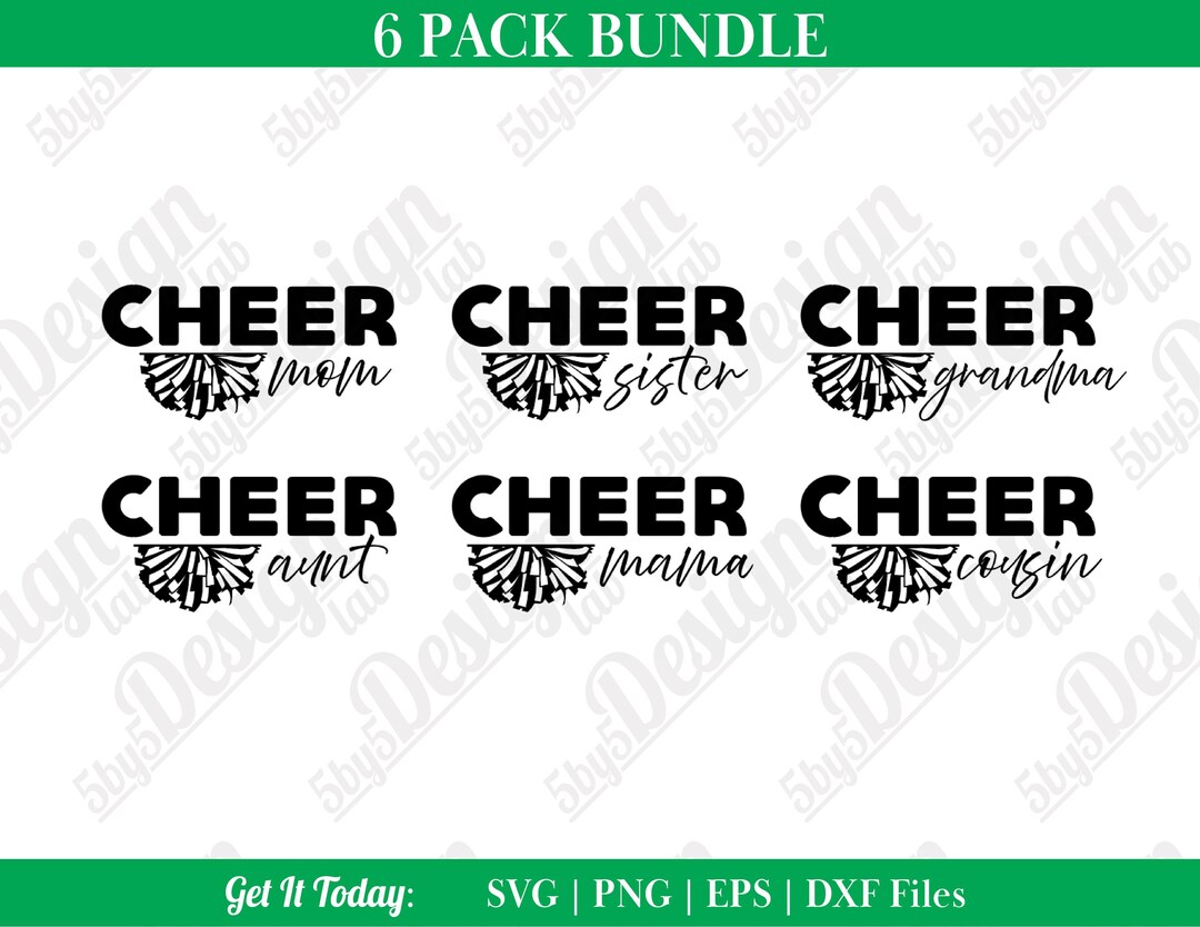 Cheer Family Shirt Cheer Mom Sister Aunt Grandma and Cousin Design ...