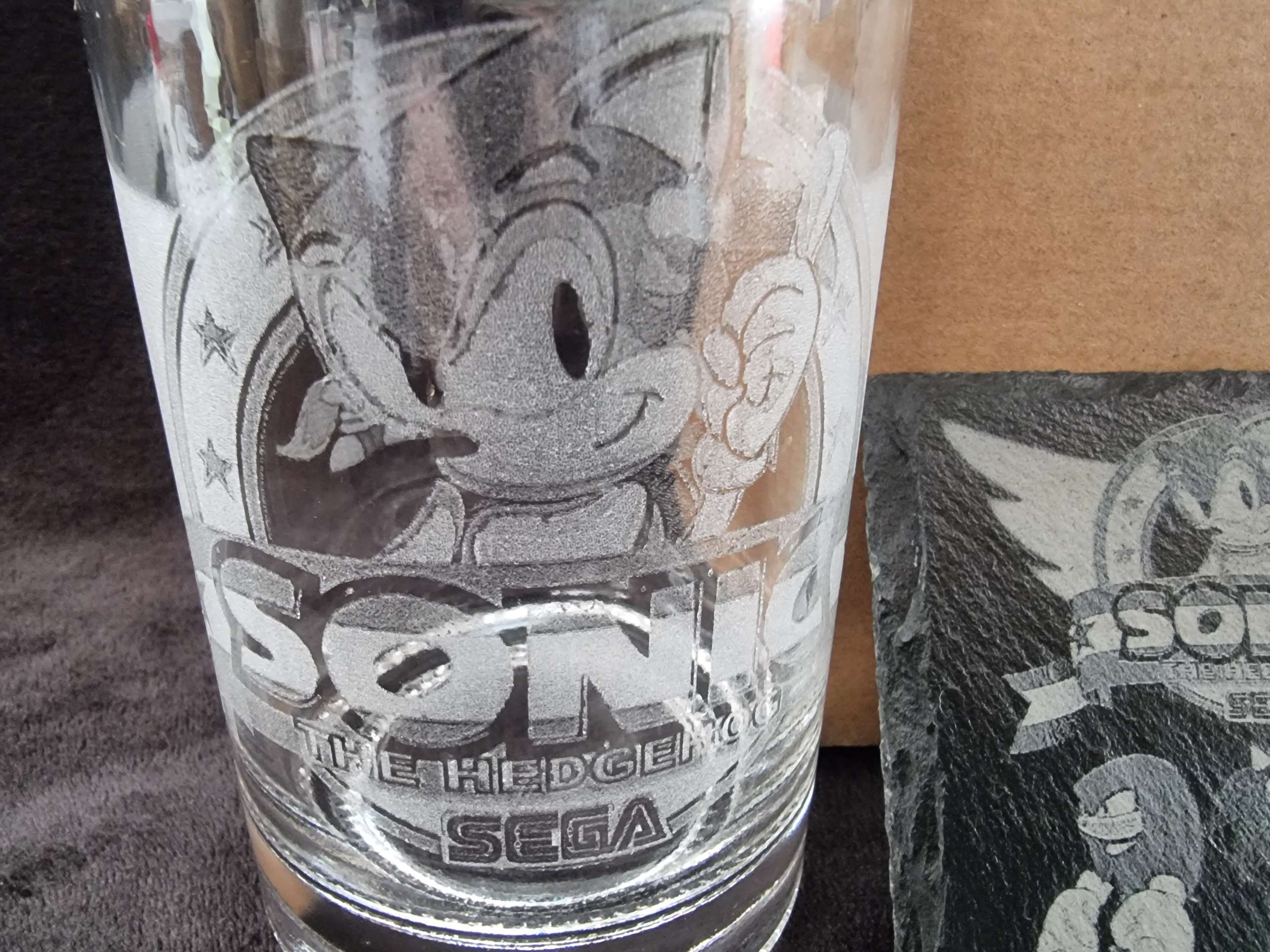Sonic the Hedgehog Glass Box Sets Can Be Personalised - Etsy UK