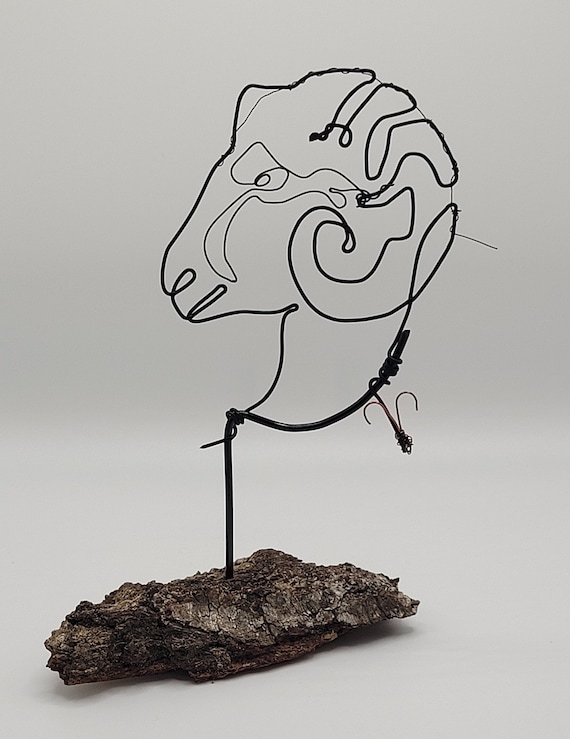 Zodiac Sign Aries Figure Made of Wire - Etsy