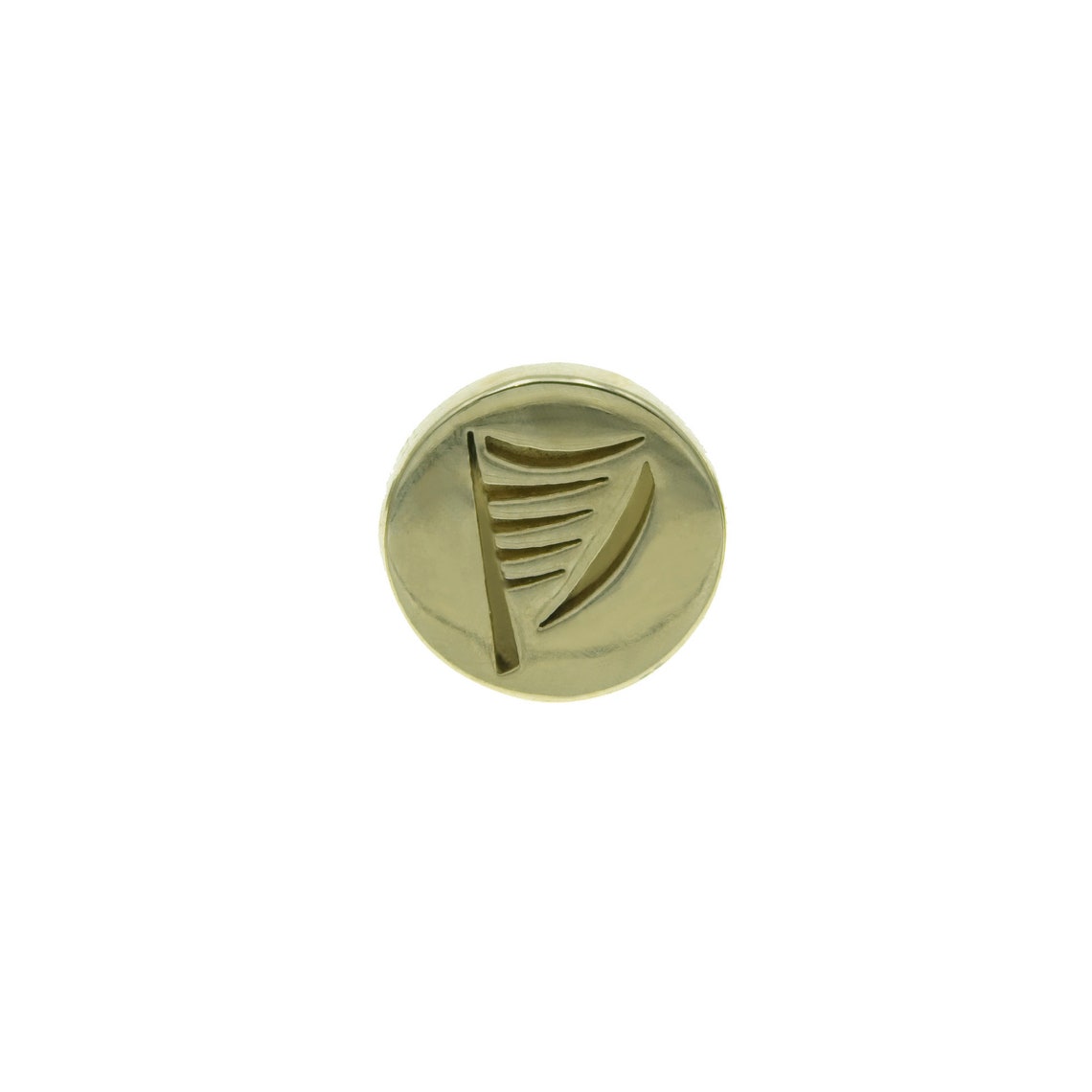 Lapel Pin - Harp • Brass • Button Pin • Suit Accessory • Groom Ware ...