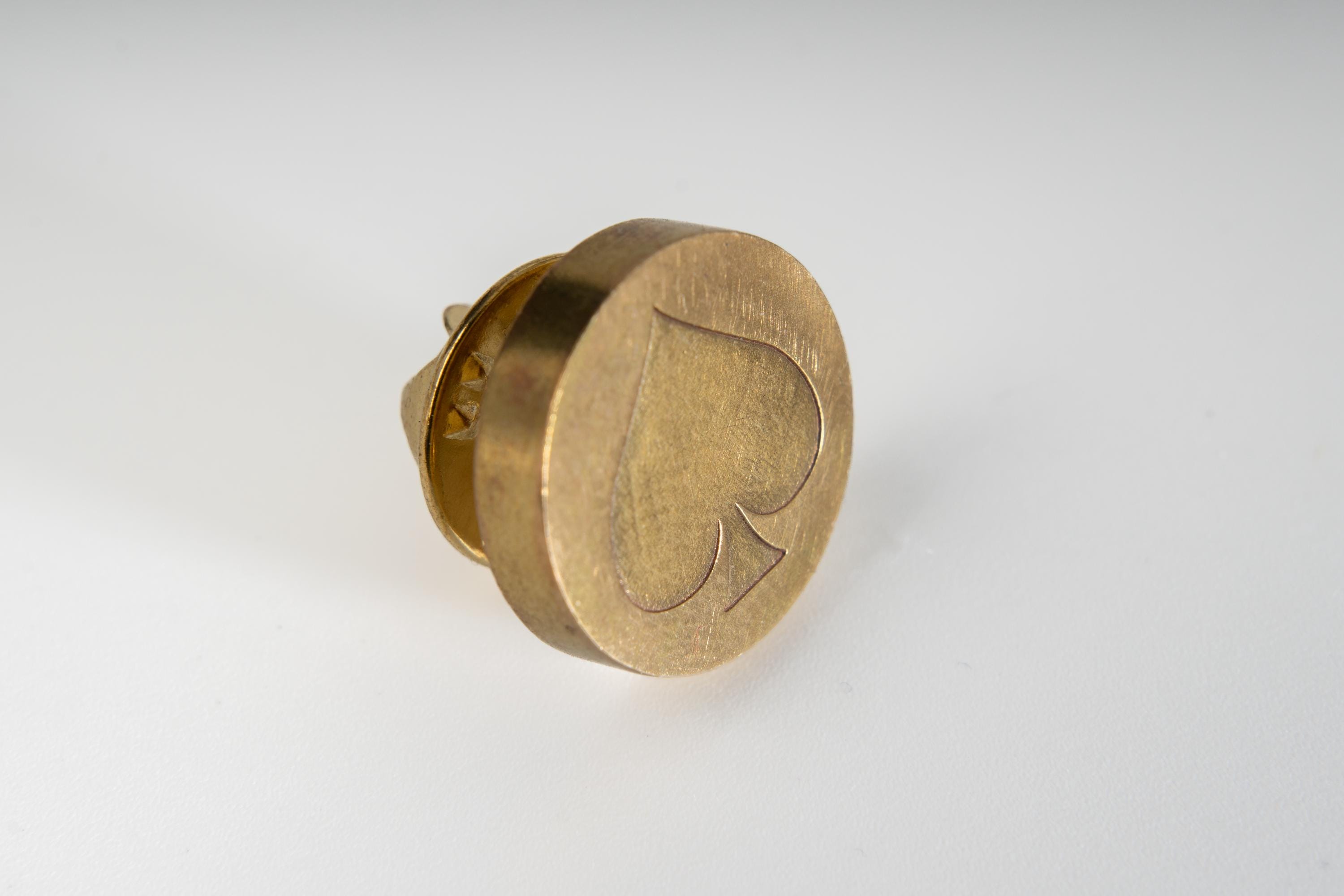 Ace of Spades Pin • Brass • Button Pin • Suit Accessory • Handcrafted ...