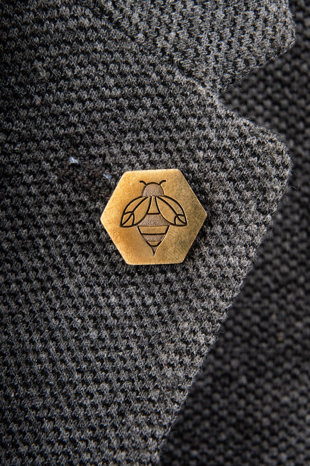 Brass Bumble Bee Pin: Handcrafted Suit Accessory, Made in Ireland - Etsy