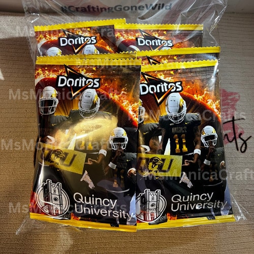 Custom High School Athlete Chip Bags Personalized Prom Chip Bags Custom ...