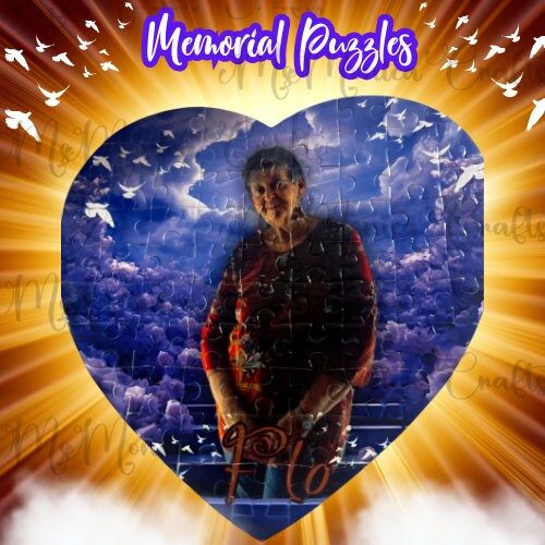 Memorial Jigsaw Puzzles in Loving Memory Remembrance Gift, Custom ...