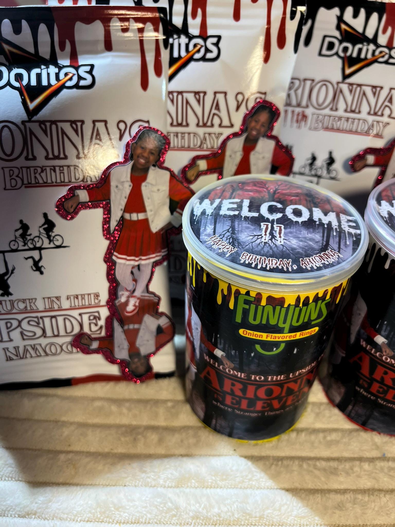Upside Down Inspired Pringles Cans | Custom Chip Can Wraps | Horror ...