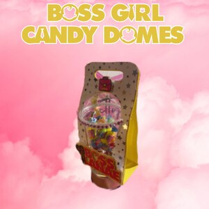 Personalized Dome Cup Party Favor; Boss Boy Candy Dome Holder; Boss ...