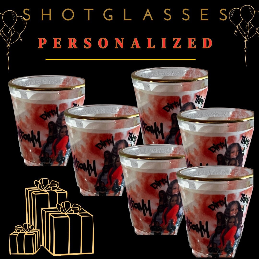 Personalized Shot Glasses Photo Shot Glasses Customized Shot Glasses ...