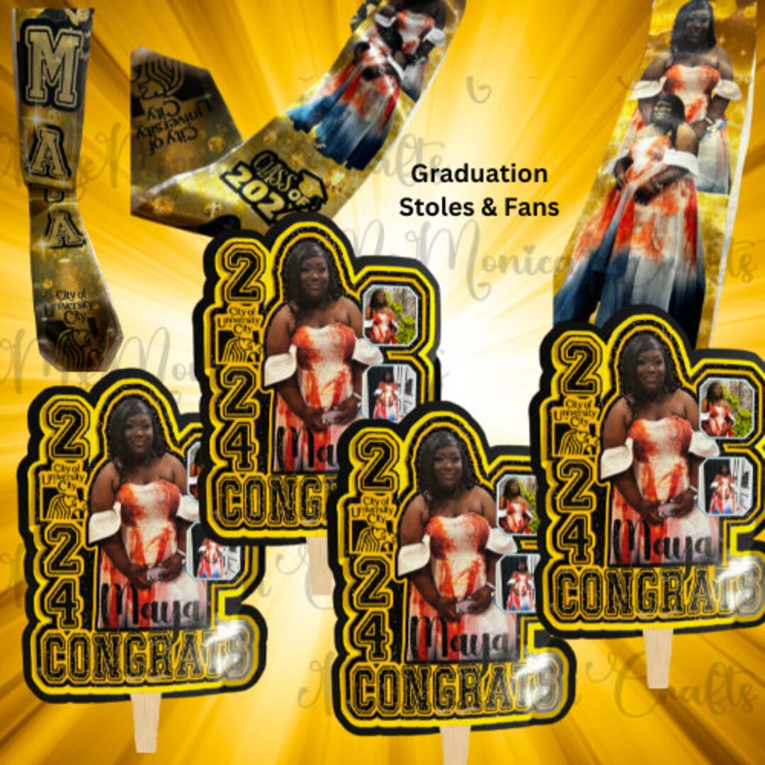 Custom Graduation Fans; Custom Fans; Personalized Custom Hand Fans ...
