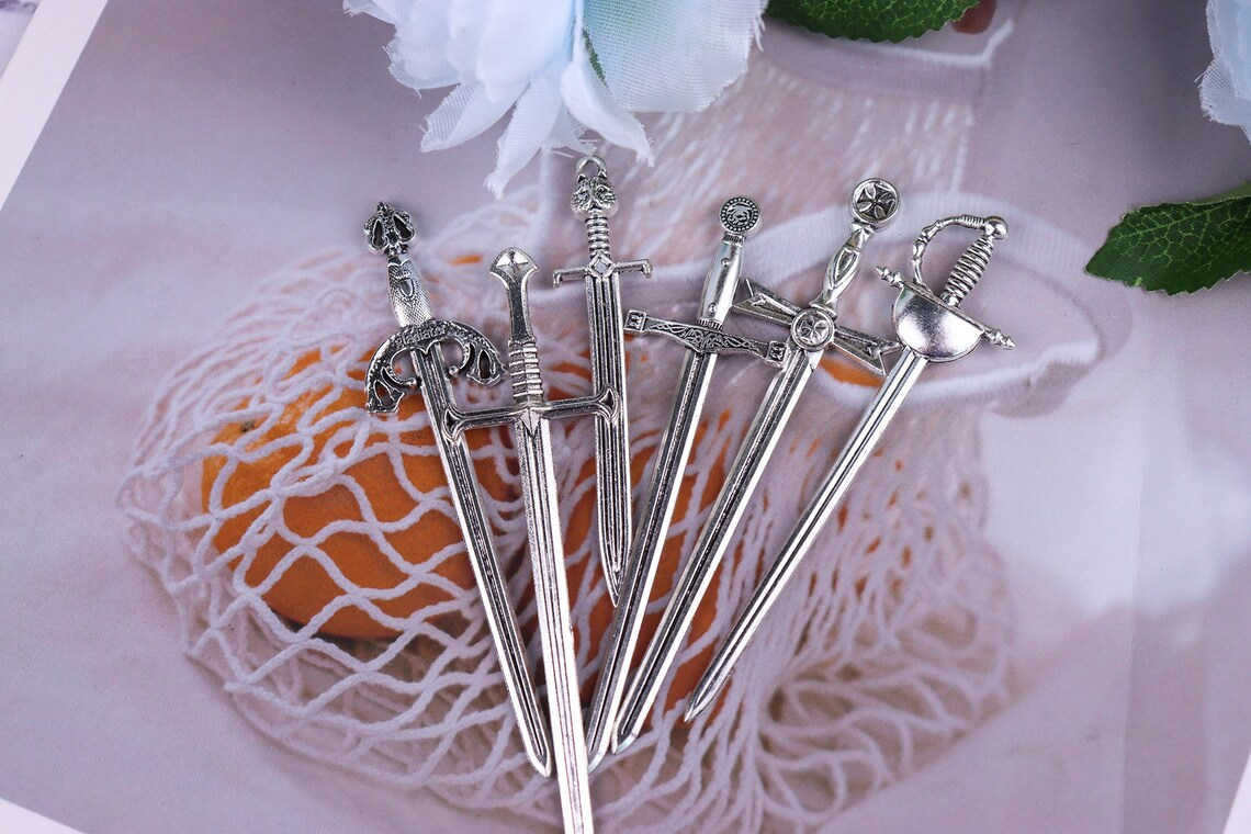 Handmade REVERSIBLE Warrior Sword Hair Stick Sword Hair Pin - Etsy