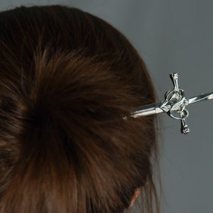 Warrior Sword Hair Stick, Sword Hair Pin, Gothic Hair Stick, Witchy ...