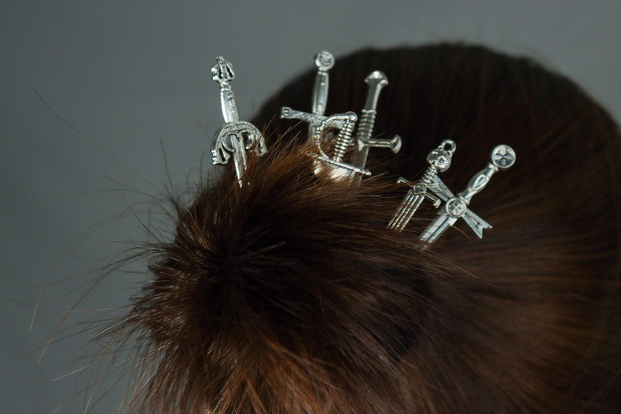 Handmade REVERSIBLE Warrior Sword Hair Stick Sword Hair Pin - Etsy ...